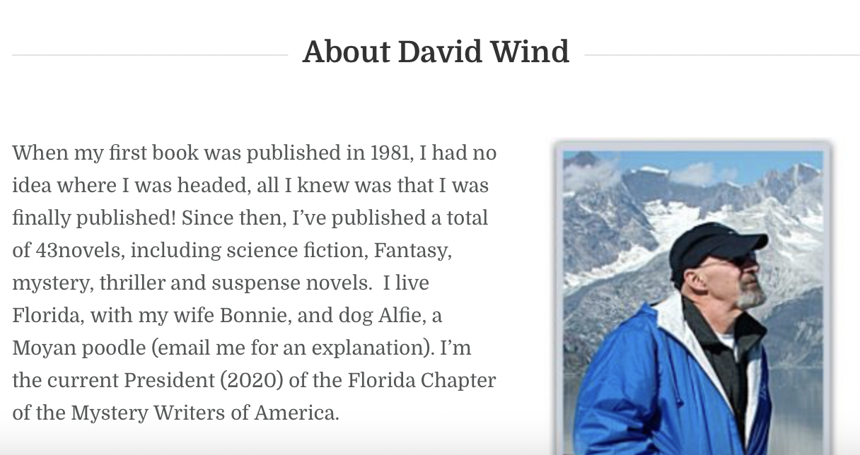 Men who Write Romance- David Wind – Romance Fiction Has a History